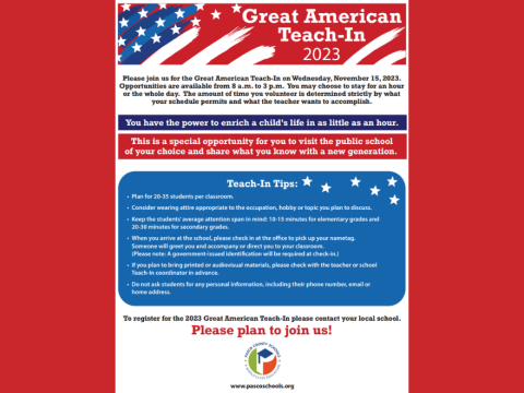 Great American Teach-In 2023 | Odessa Elementary School